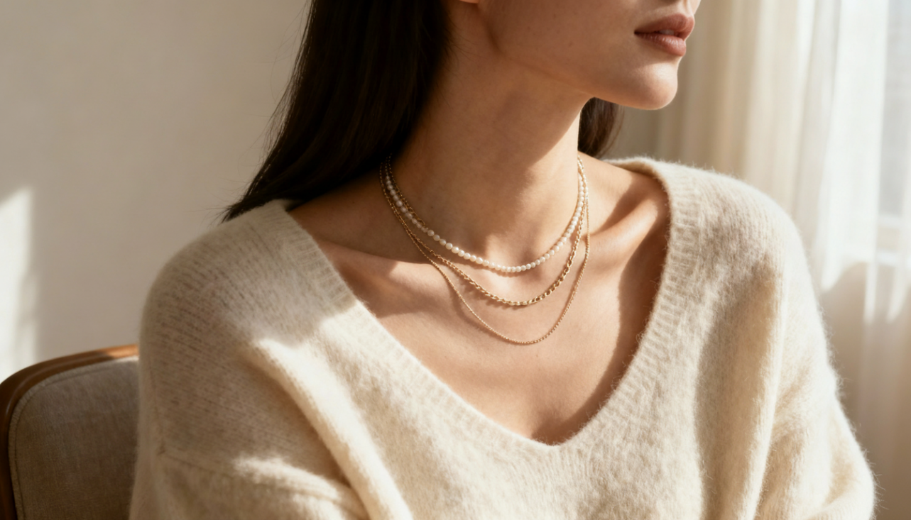 Jewelry for Round Neck Clothing: A Seasonal Style Guide – Mvraki